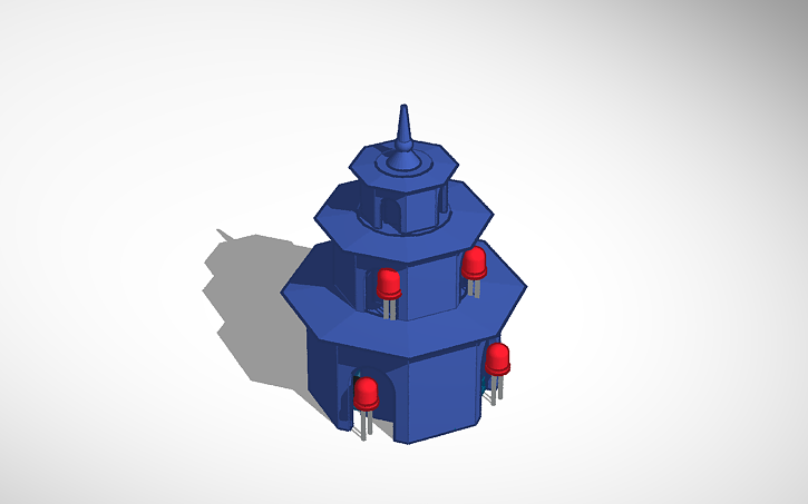 3d Design Dfrobot灯塔电路 Tinkercad