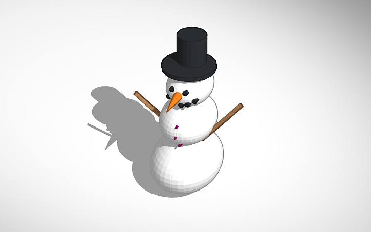 3D design Deborah's Lamp Snowman | Tinkercad
