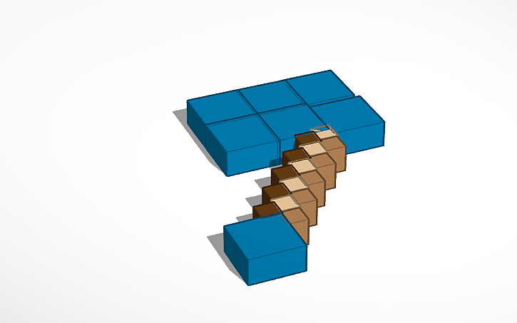 3D design Minecraft Axe - Tinkercad