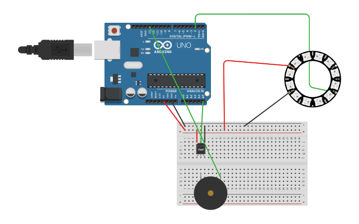 Circuit Design Sensor Tinkercad