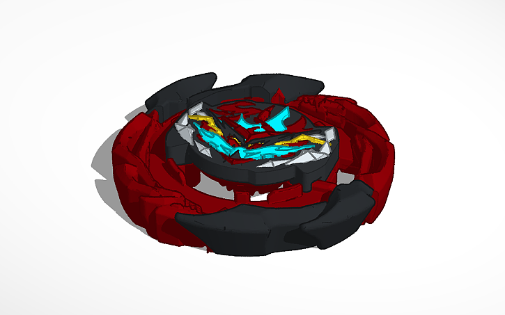 3D design Custom beyblade (#1) - Tinkercad