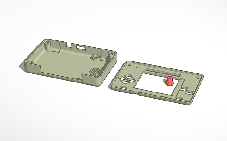 3D design PyBadge Case | Tinkercad