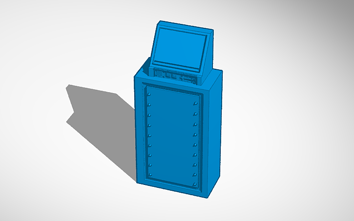 3D design Voice Print Computer analyzer (GI Joe 3.5") - Tinkercad