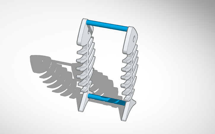3D design fish bone | Tinkercad