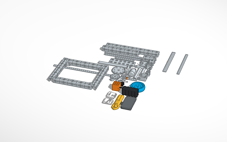 3D design Copy of Tetrix Parts - Tinkercad