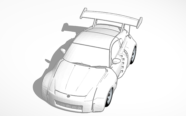 3D design 350z widebody (Updated) - Tinkercad