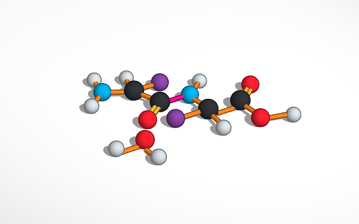 3D design Peptide Bond | Tinkercad