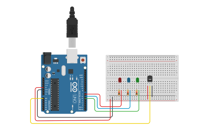 Circuit design penerangan lampu otomatis menggunakan sensor suhu ...