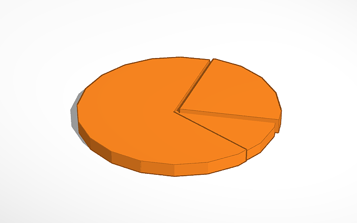 3d Design Pie Chart Tinkercad