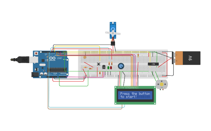 Circuit Design Smart Greenhouse System Tinkercad