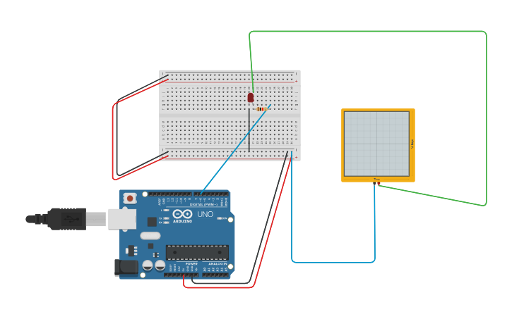 Circuit design PWM - Tinkercad