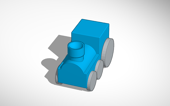 3D design Train - Tinkercad
