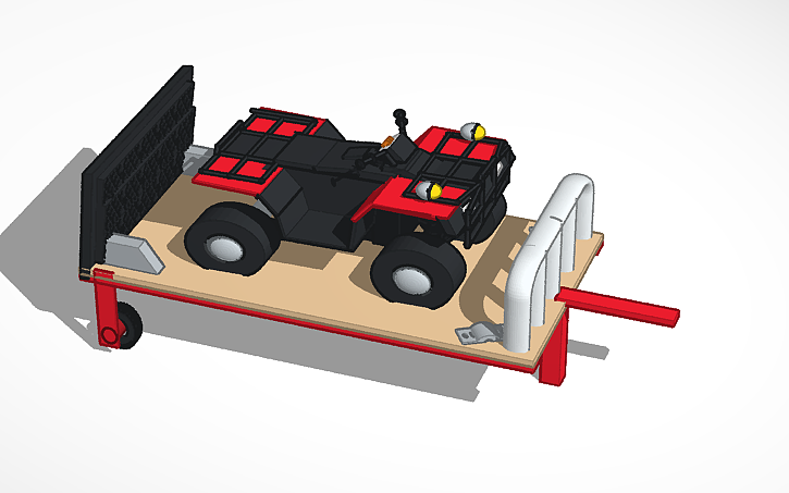 3D design trailer - Tinkercad