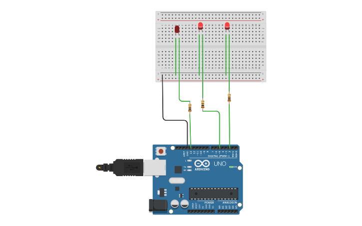 Circuit design DC_1B - Tinkercad