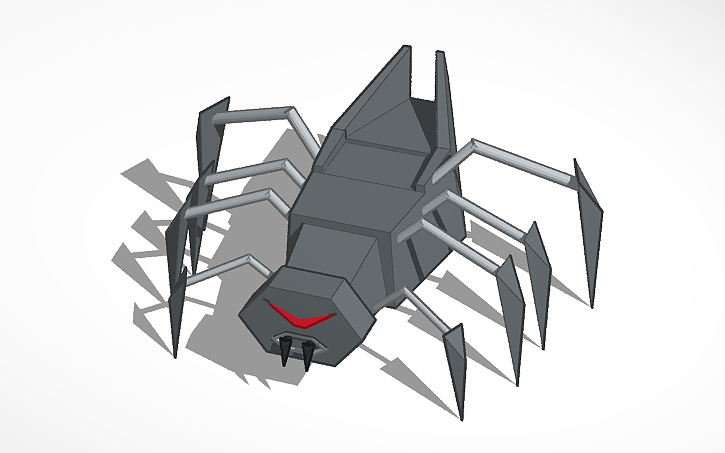 3D design Robot spider - Tinkercad