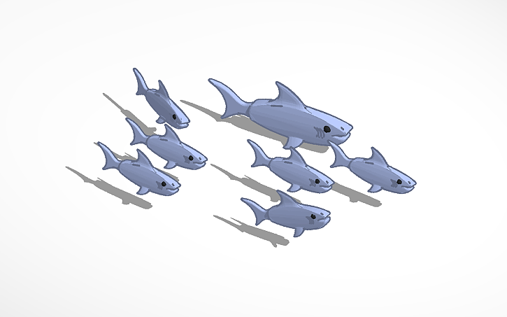 3D design fish - Tinkercad