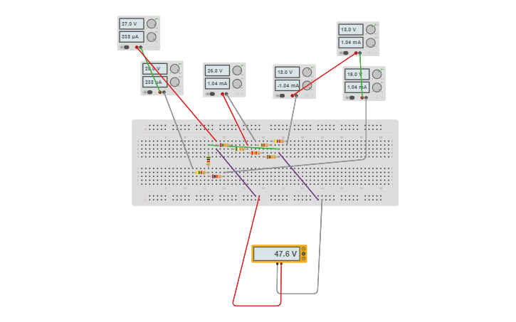 Circuit design Prueba 3 | Tinkercad