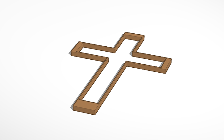 3D design Cross - Tinkercad