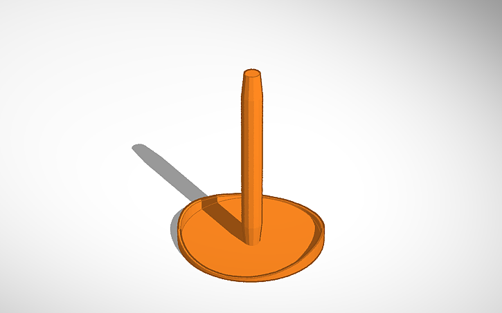 3D design Paper Towel Holder - Tinkercad