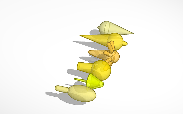 3D design Bootless's muzzle flashes | Tinkercad