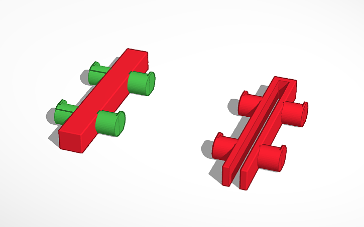 3D design Shower Towel Hook | Tinkercad