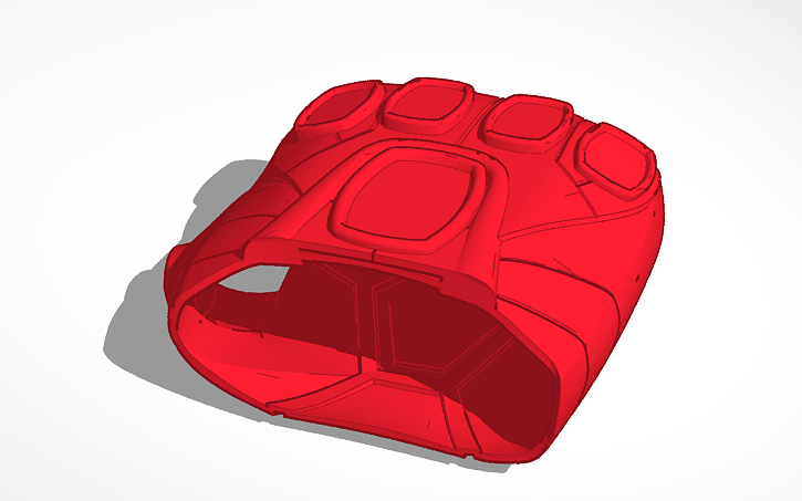 3D design NANO Gauntlet part 1 | Tinkercad