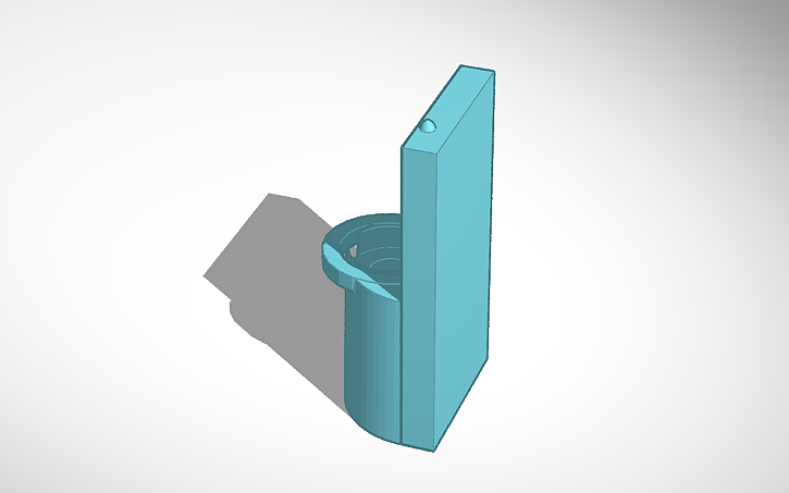 3D design simple toilet seat - Tinkercad