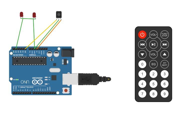 Circuit design Lab4 Task4 Embedded Systems - Tinkercad