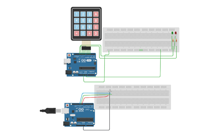 Circuit design funcionando sem i2c | Tinkercad