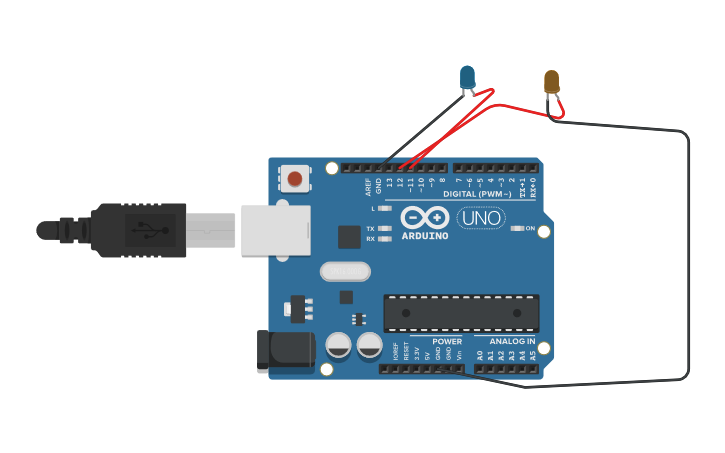 Circuit design C.DINESH_2-bit counter | Tinkercad