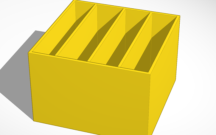 3D design Cutlery box | Tinkercad