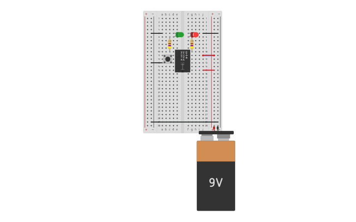 Circuit design SPDT relay - Tinkercad
