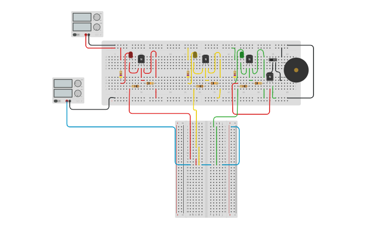 Circuit design water level electronics project | Tinkercad