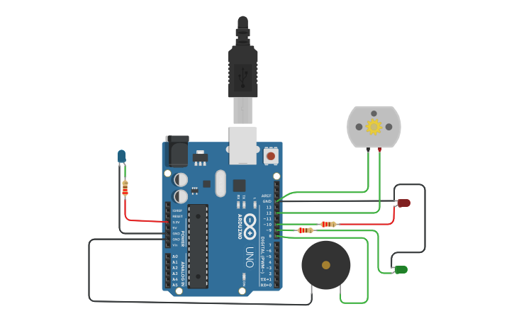 Circuit design FLIP FLOP | Tinkercad