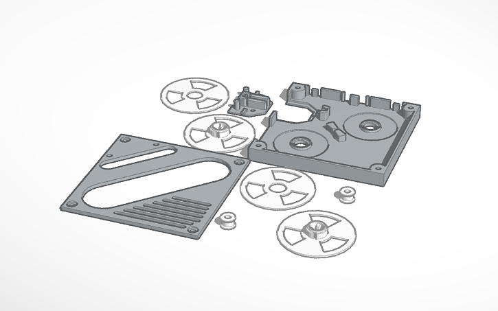 3D design Fallout Holotape - Tinkercad
