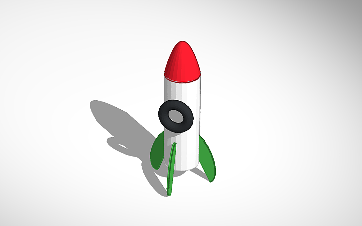 3D design ROKET - Tinkercad