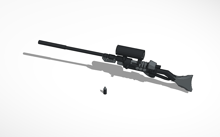3D design Tactical Sniper Rifle | Tinkercad
