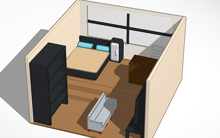 3D design dream room - Tinkercad