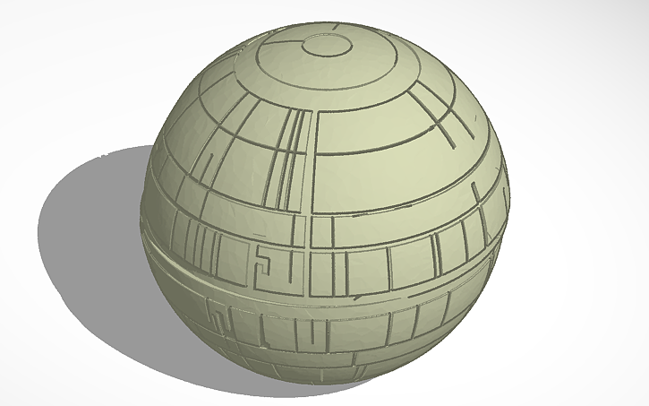 3D design Death Star - Tinkercad