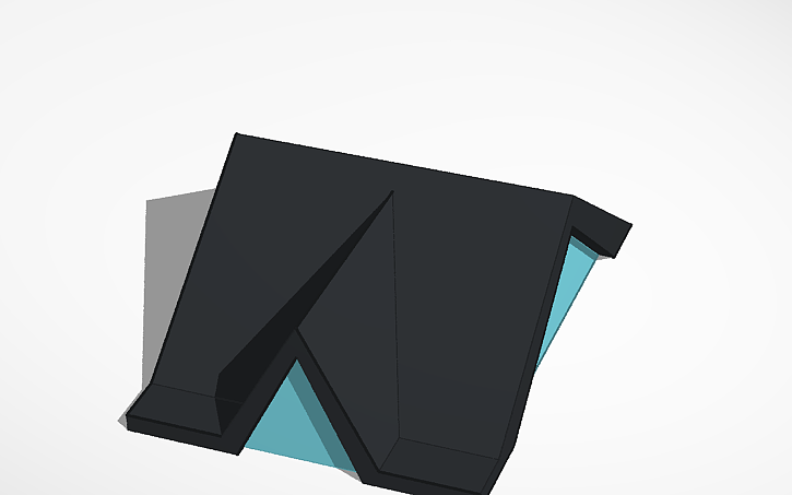 3D design Roof template 3 - Tinkercad