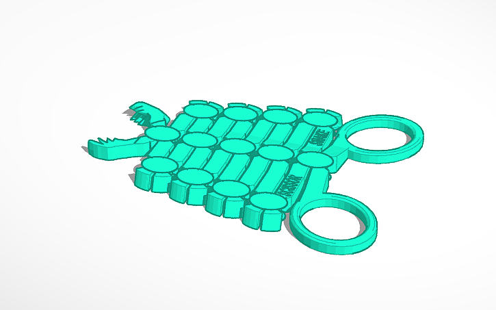 3D design blue - Tinkercad