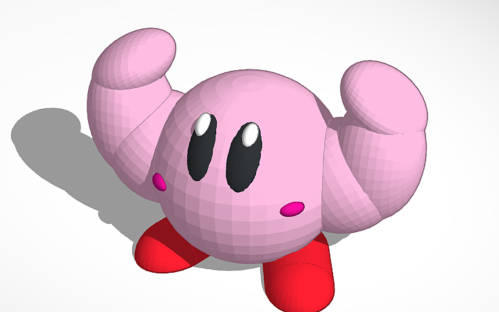 3D design AfterTheBell Alex (Buff Kirb) - Tinkercad