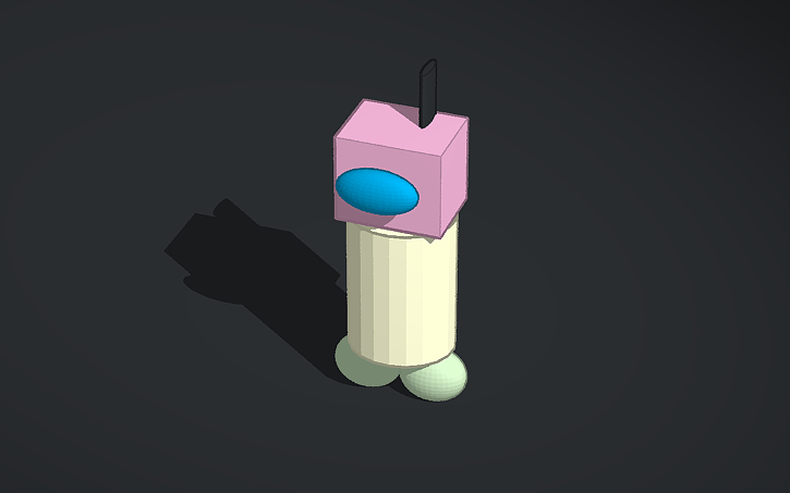 3D design Rainbow Bot - Tinkercad