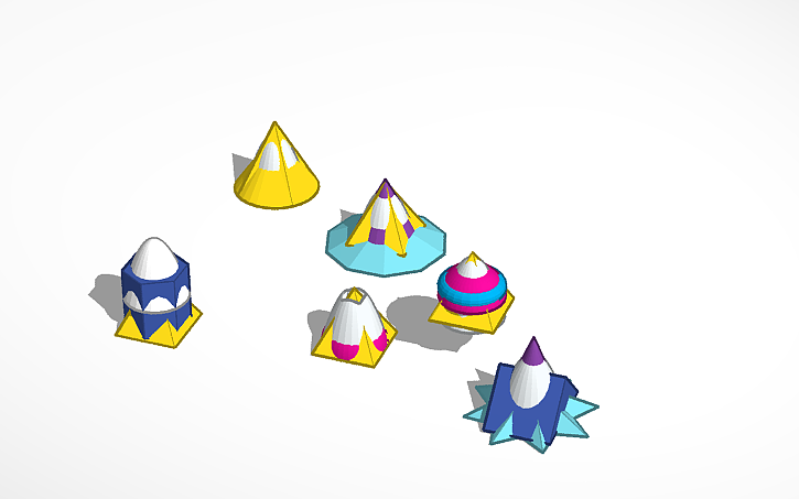 3D design experiminting with simple shapes | Tinkercad