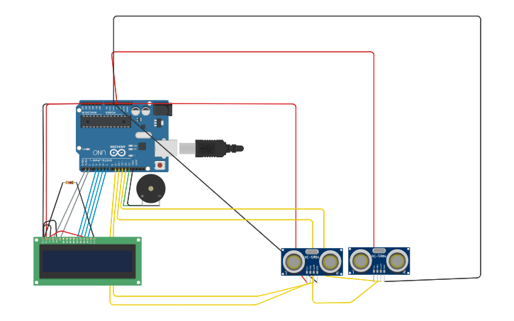 Circuit design pet feeding system - Tinkercad