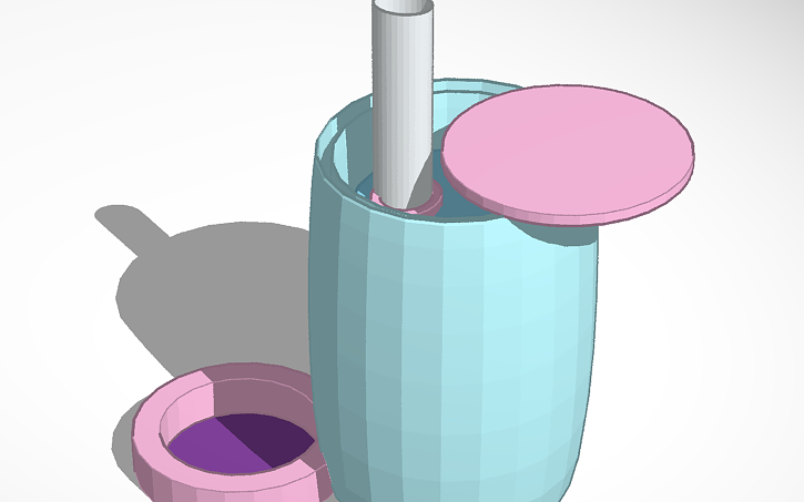 3D design ALL IN ONE CUP - Tinkercad