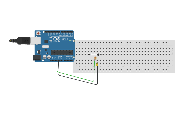 Circuit Design Led Con Fotoresistencia Y Ardino Tinkercad
