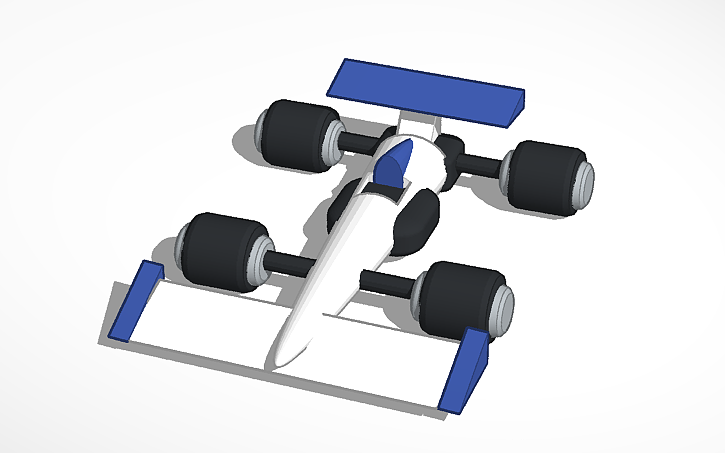 3D design F1 Racing Car - Tinkercad