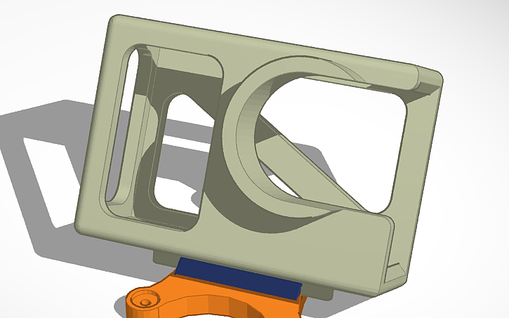 3D design Gopro 4 holder fpv - final | Tinkercad