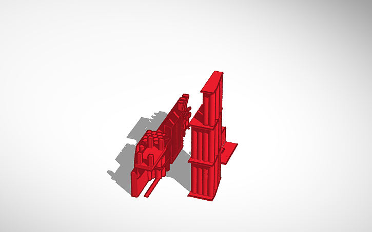 3D design M106 1/100 interior - Tinkercad